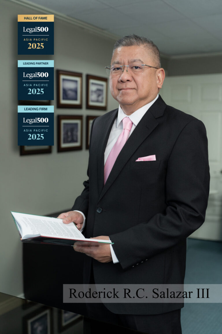 Fortun Narvasa & Salazar has been recognized in the latest Legal 500 ...